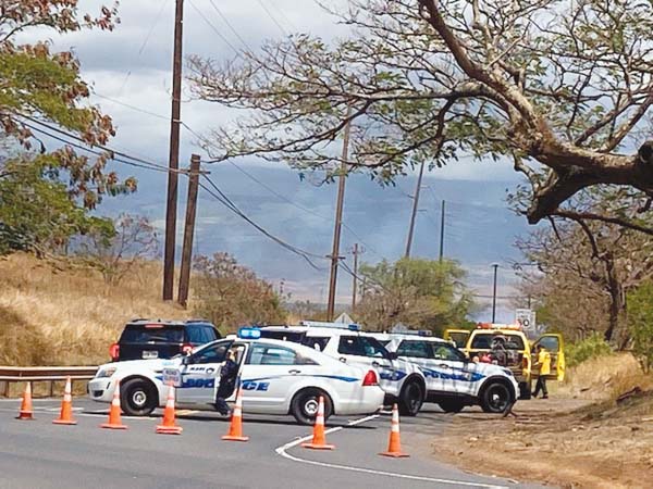 Brush fire burns 60 acres in Puunene | News, Sports, Jobs - Maui News